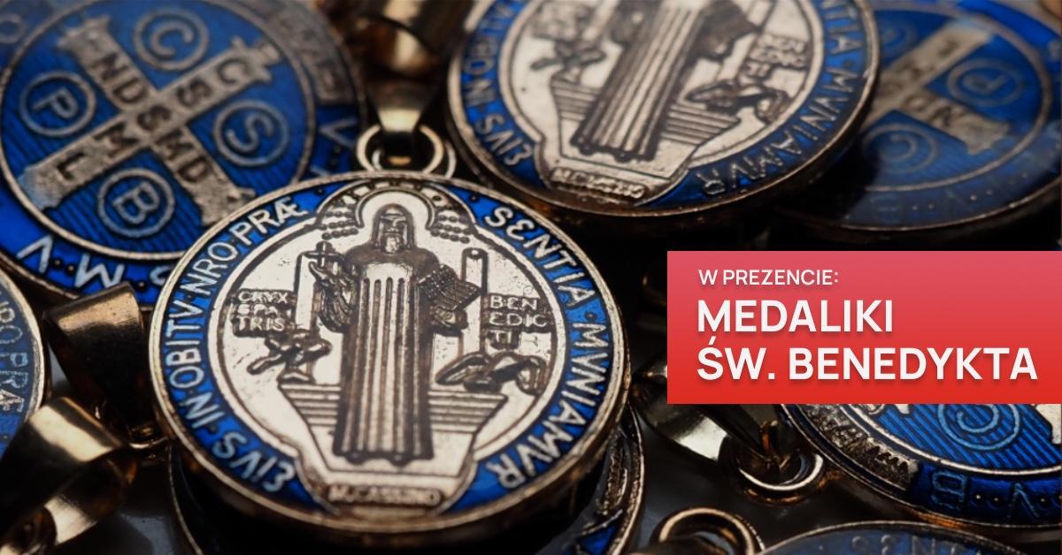 Pobłogosławiony Medalik św. Benedykta z Prezentem!